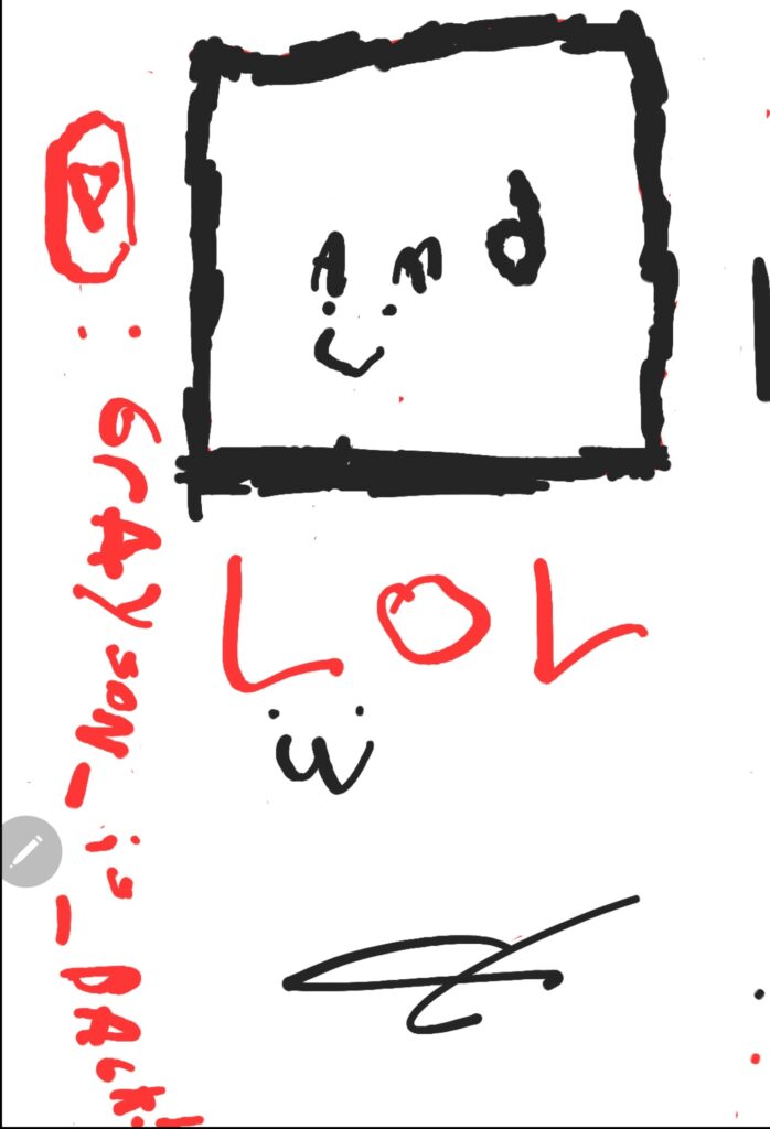 My first S Pen photo – Grayson Butler V2